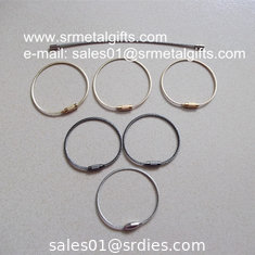 China custom keychain accessory supplier for stainless wire cable with screw cap supplier