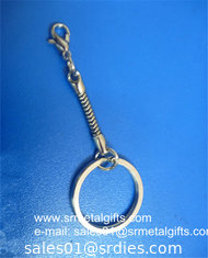 China Metal snake chain keychain accessory, brass snake chain diy accessory supplier
