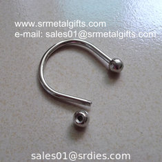 China Metal bangle with knob screw cap, diy accessory small wholesale lot supplier