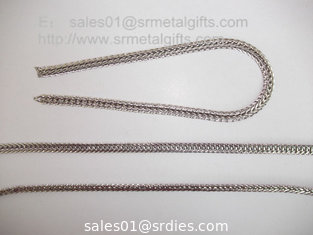 China Supply jewelry steel foxtail chains for necklace and bracelet supplier