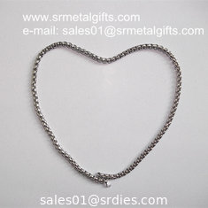 China 304 316 Stainless steel box chains curb chains for jewelry necklace supplier