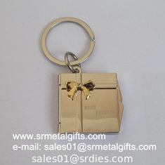 China Metal Photo Locket Keychains, Stocked Miniature Metal Picture Locket With Laser Logo supplier