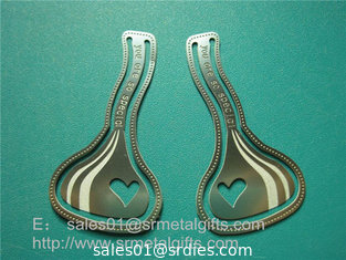 China Photo etching stainless steel book page marker bookmarks wholesaler in China supplier
