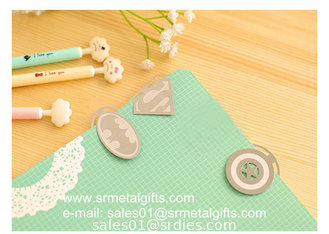 China Etched Metal Bookmark Clip for book, Metal Book Mark Stationery Office Accessories supplier