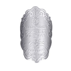 China Arch shaped metal red wine bottle labels and tags China supplier supplier