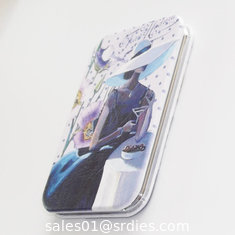 China Rectangle Metal Pocket Mirror Compacts Wholesale, Double-Sided Mirror with 1x/3x Magnification supplier
