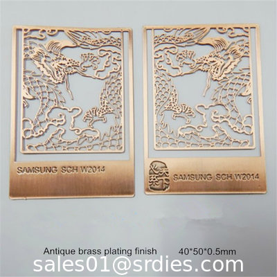 Custom stainless steel bookmarks, China factory for wholesale chemical etching bookmarks, supplier