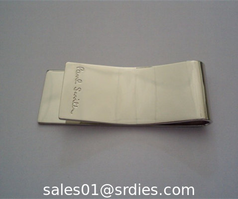 Fine brass money clip, 50*25*0.8mm,17g,ready mould,corporate branded promotion money clips supplier