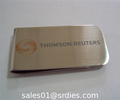 Deluxe stainless steel money clip for corporate branding promotion gift, brass money clips supplier