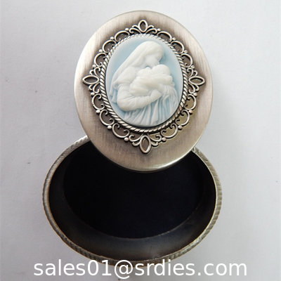 Exquisite premium jewellery boxes, vintage jewelery box, China factory metal jewelry case, supplier