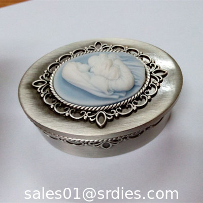 Exquisite premium jewellery boxes, vintage jewelery box, China factory metal jewelry case, supplier