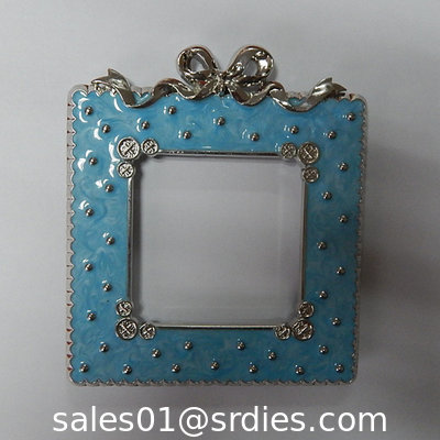 Metal photo frame,ready mold,112*128*10mm,143g, China factory for zinc alloy picture frame supplier