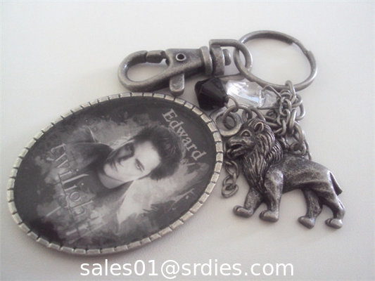 Antique pewter plated lettering key tag key ring, pewter plating letters key fob keychain supplier