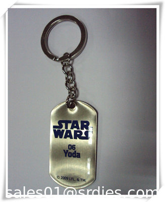 Epoxy resin name brand key tag key rings, China manufacturer epoxy dome promotion keychain supplier