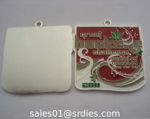 Exquisite painted designer sport challenge medallion, custom sports commemorative medals, supplier