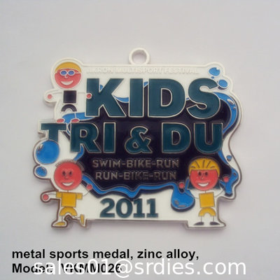Designer Kids sports souvenir medals,custom kids commemorative medals for run swim events, supplier