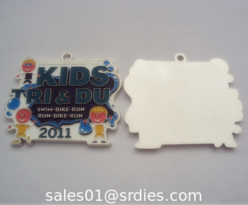 Designer Kids sports souvenir medals,custom kids commemorative medals for run swim events, supplier