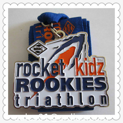 Triathlon campaign medals, triathlon commemorative medallion medals, sports souvenir medal supplier