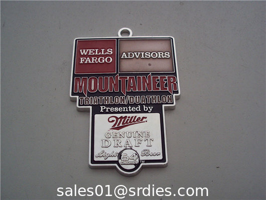 Metal track and field athletics medals, designer painted track and field event medallion, supplier