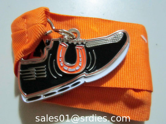 Metal track and field athletics medals, designer painted track and field event medallion, supplier
