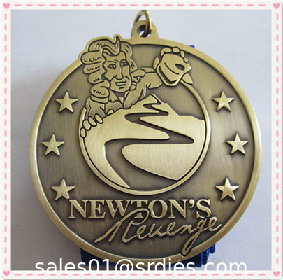 Designed metal Athletic events track medals and medallions, alloy athletic track souvenir supplier