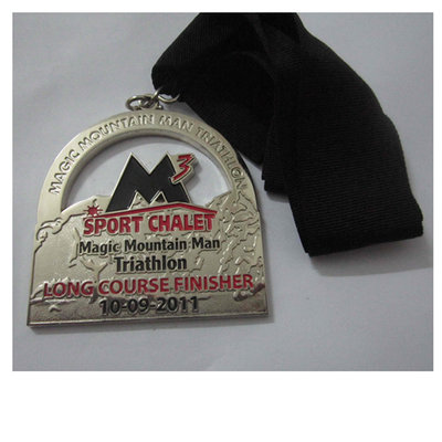 Metal marathon finisher souvenir medal series, zinc alloy Half Marathon finisher medallion supplier