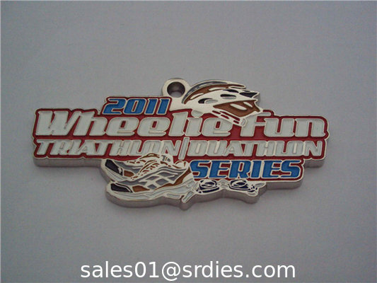 Designer metal triathlon series events souvenir medals and medallions for sale supplier