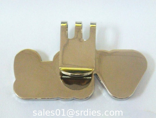Soft enamel golf hat clip and golf ball marker coin set, imitation enamel golf hat clips, supplier