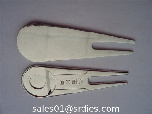 Golf club branded metal pitchfork, golf metal divot tools for gulf club branded gifts, supplier