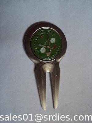 Functional bottle opener golf divot tool pitchfork, metal golf pitch fork bottle opener, supplier