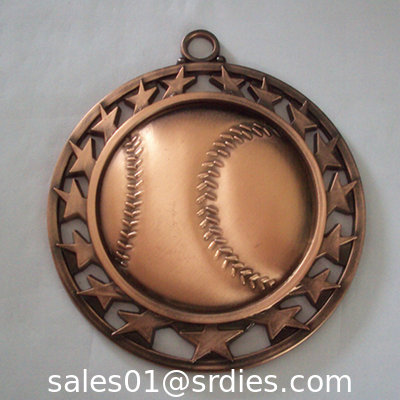 Hollow tennis ball medal with epoxy resin filled, alloy hollow sports medallion selection, supplier