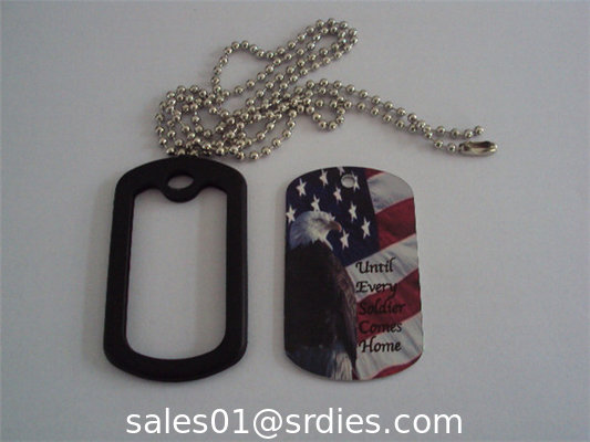 Branding promotion giveaways dog tag, Aluminium dog tag with rubber frame, China factory, supplier