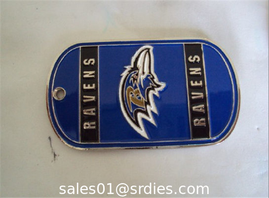 Saints text painted metal dog tag, painted religious gift key tag, zinc alloy souvenirs, supplier