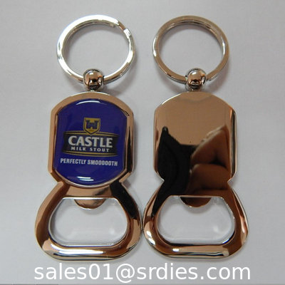 Premium epoxy dome bottle opener key ring, epoxy dome silver plated bottle opener key fob, supplier