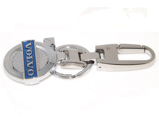 Metal VOLVO auto logo brand key ring, zinc alloy VOLVO car logo brand key chains,10x4.5cm, supplier