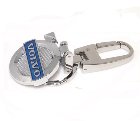 Metal VOLVO auto logo brand key ring, zinc alloy VOLVO car logo brand key chains,10x4.5cm, supplier