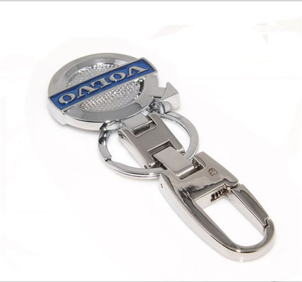 Metal VOLVO auto logo brand key ring, zinc alloy VOLVO car logo brand key chains,10x4.5cm, supplier