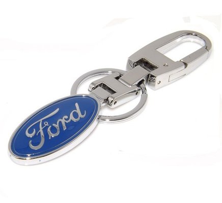 Graded Metal TOYOTA car logo key holder, epoxy Toyota auto logo brand key chains,11x2.5cm, supplier