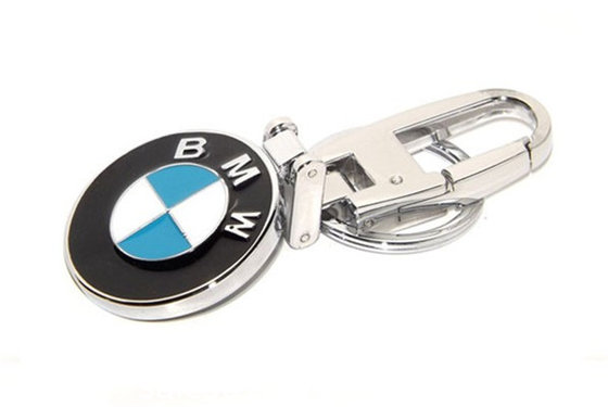 Exquisite Metal BMW auto logo key holder for men, metal BMW motor brand logo key ring set, supplier
