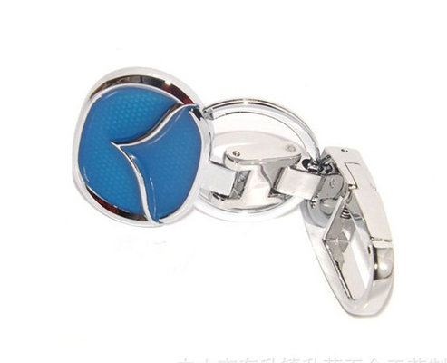 Metal auto brand logo keychain selection, Mazda auto logo key holder for business gift set supplier