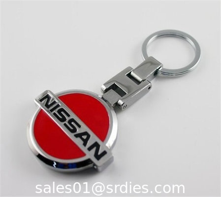Epoxy auto logo men key chain, epoxy auto logo promotional branding key holder, zinc alloy supplier