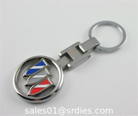 Metal Audi car brand logo key tag for men key chain, Audi car logo keychain, zinc alloy, supplier