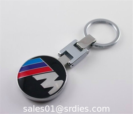 Epoxy auto logo men key chain, epoxy auto logo promotional branding key holder, zinc alloy supplier