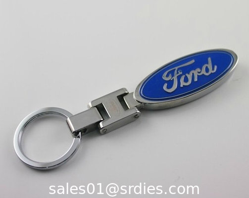 Epoxy auto logo men key chain, epoxy auto logo promotional branding key holder, zinc alloy supplier