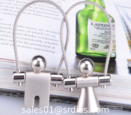 Steel wire rope piston key ring, where to buy wire cable piston key loop, China factory, supplier