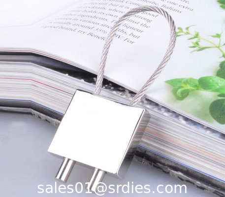 Custom made steel wire rope key ring loop,great value wire loop piston keychain,MOQ300pcs, supplier