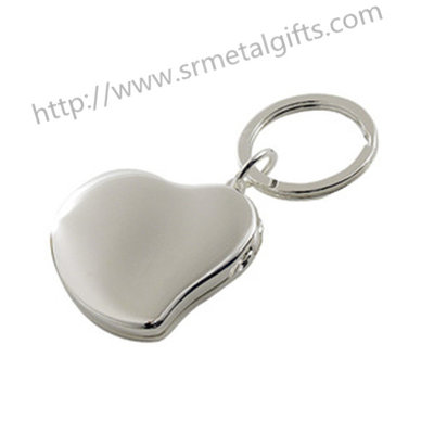 Metal baby photo locket keychains, custom baby picture locket pendant key rings wholesale, supplier