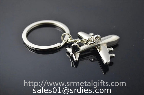 Metal jet fighter plane keychains, combat aircraft fob keyrings,fighter aircraft key ring, supplier