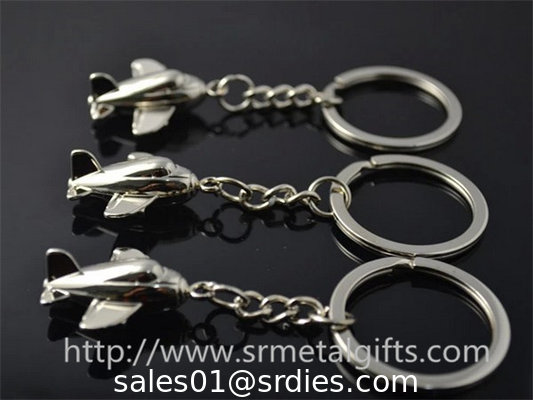 Metal jet fighter plane keychains, combat aircraft fob keyrings,fighter aircraft key ring, supplier