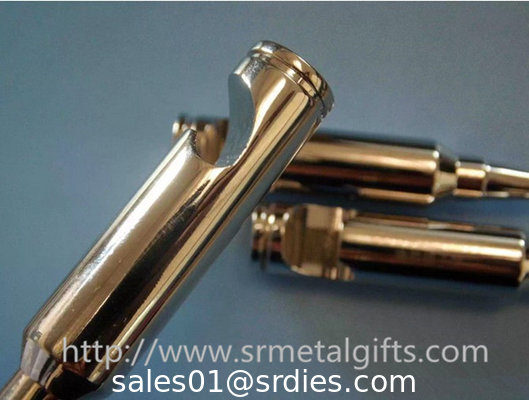 Metal brass plated bullet shaped bottle opener with laser marking logo, dia.1.1cm x 10cm, supplier